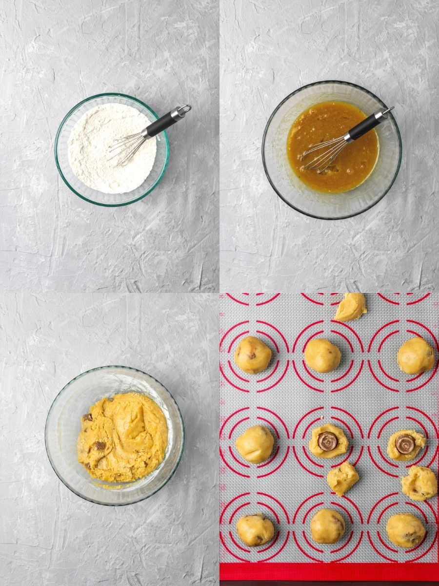 Rolo Stuffed Cookies - Ginger Snaps Baking Affairs