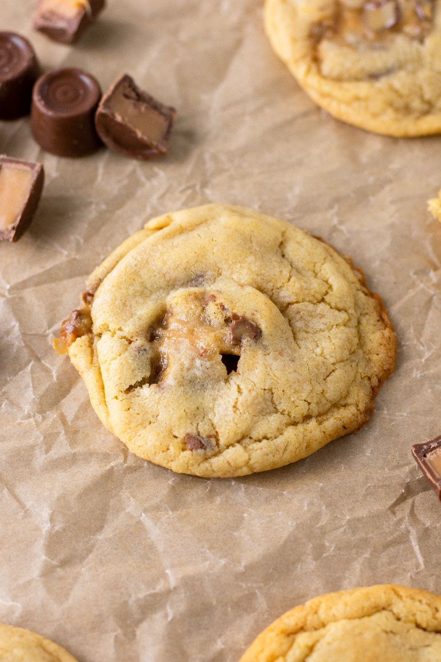 Rolo Stuffed Cookies - Ginger Snaps Baking Affairs