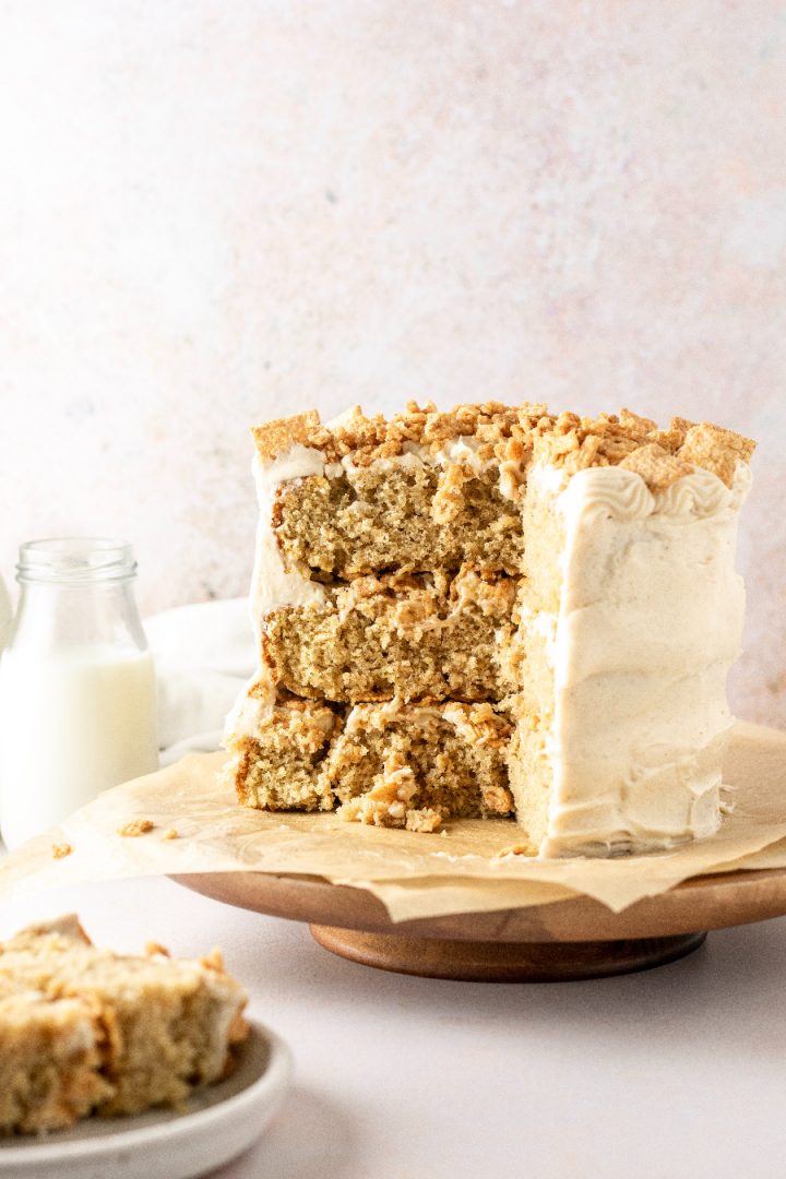 Cinnamon Toast Crunch Cake - Ginger Snaps Baking Affairs