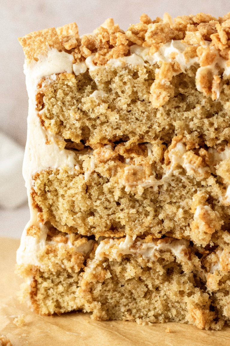 Cinnamon Toast Crunch Cake - Ginger Snaps Baking Affairs