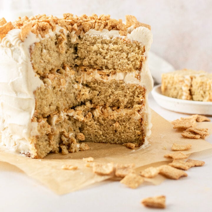 Cinnamon Toast Crunch Cake - Ginger Snaps Baking Affairs