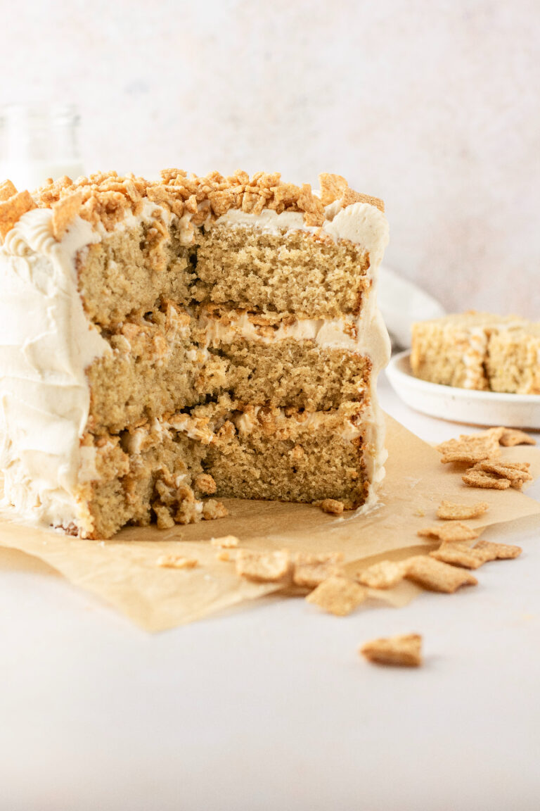 Cinnamon Toast Crunch Cake - Ginger Snaps Baking Affairs