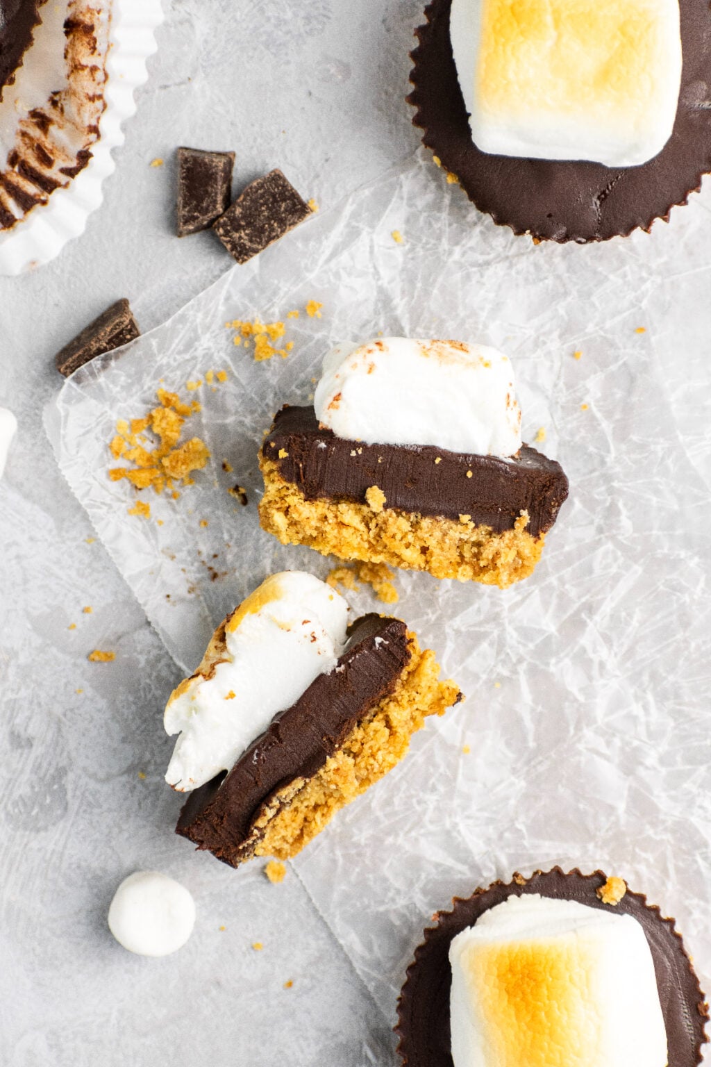Mini S'mores Pies - Ginger Snaps Baking Affairs