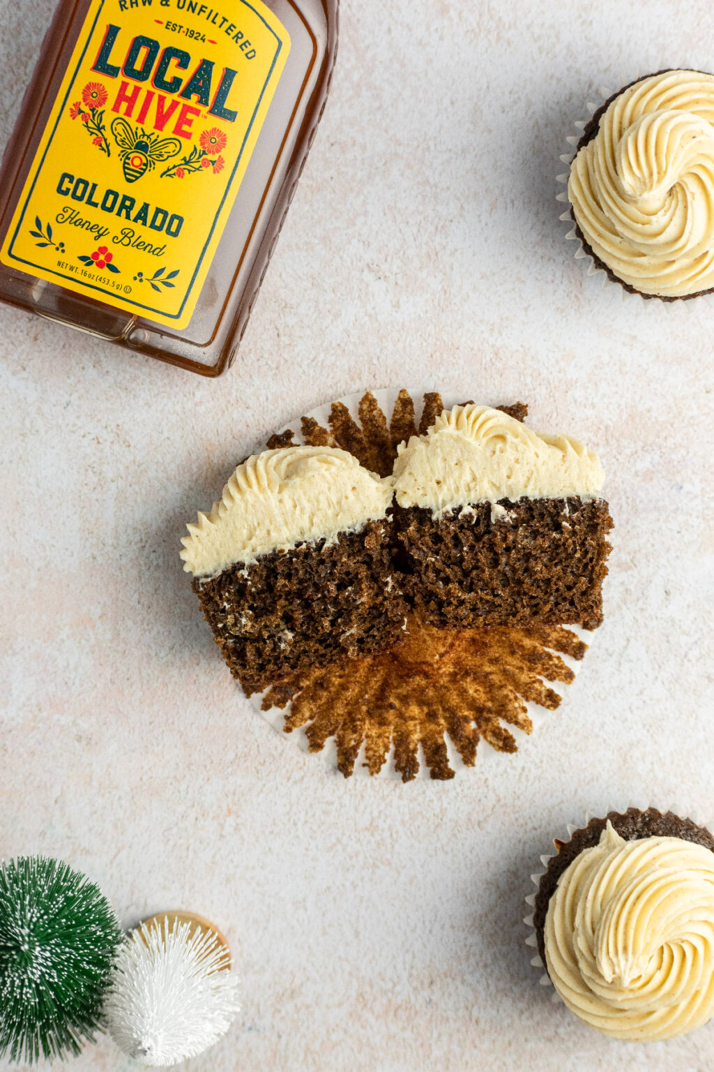 Chocolate Gingerbread Cupcakes - Ginger Snaps Baking Affairs