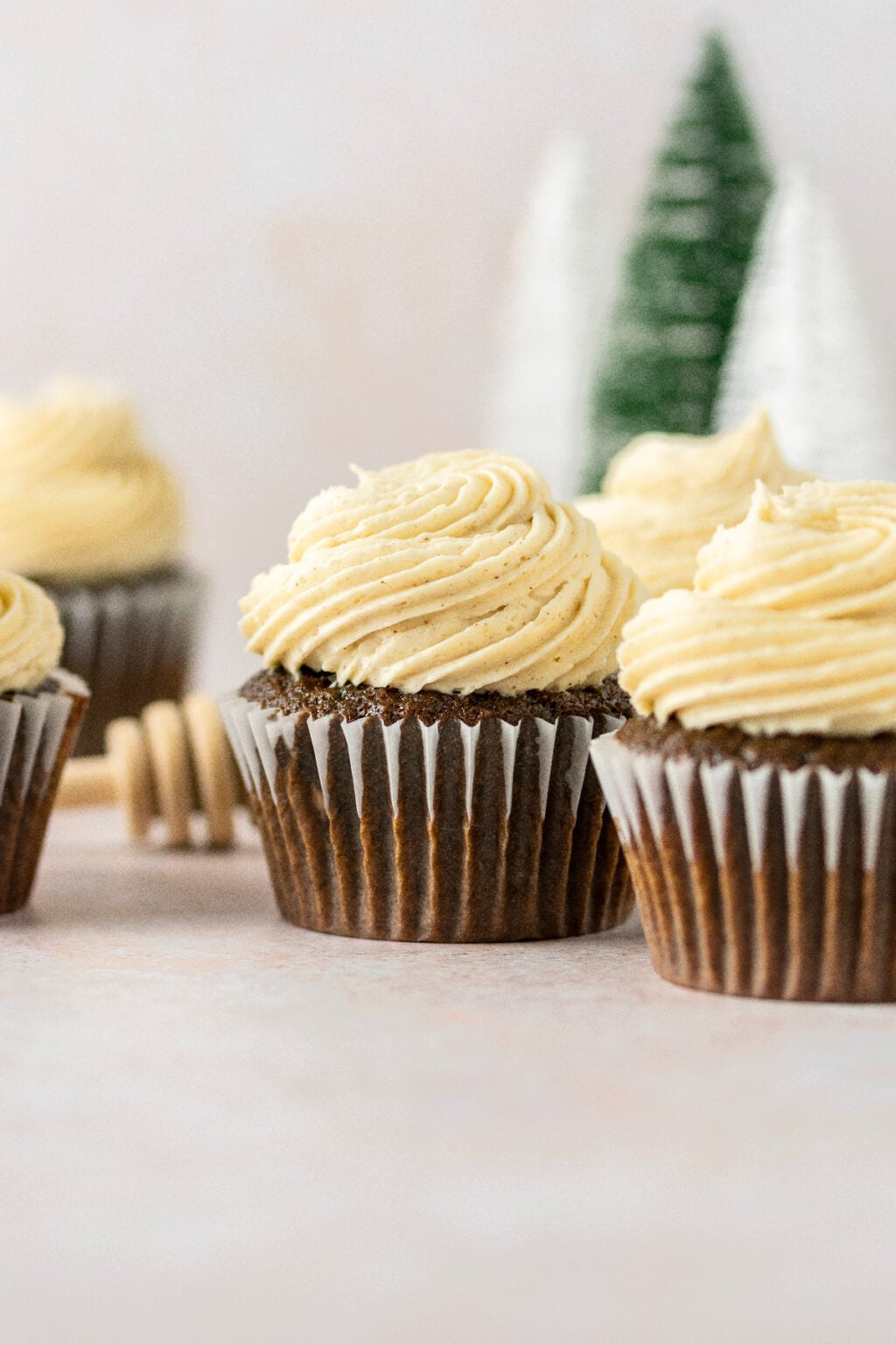 Chocolate Gingerbread Cupcakes - Ginger Snaps Baking Affairs
