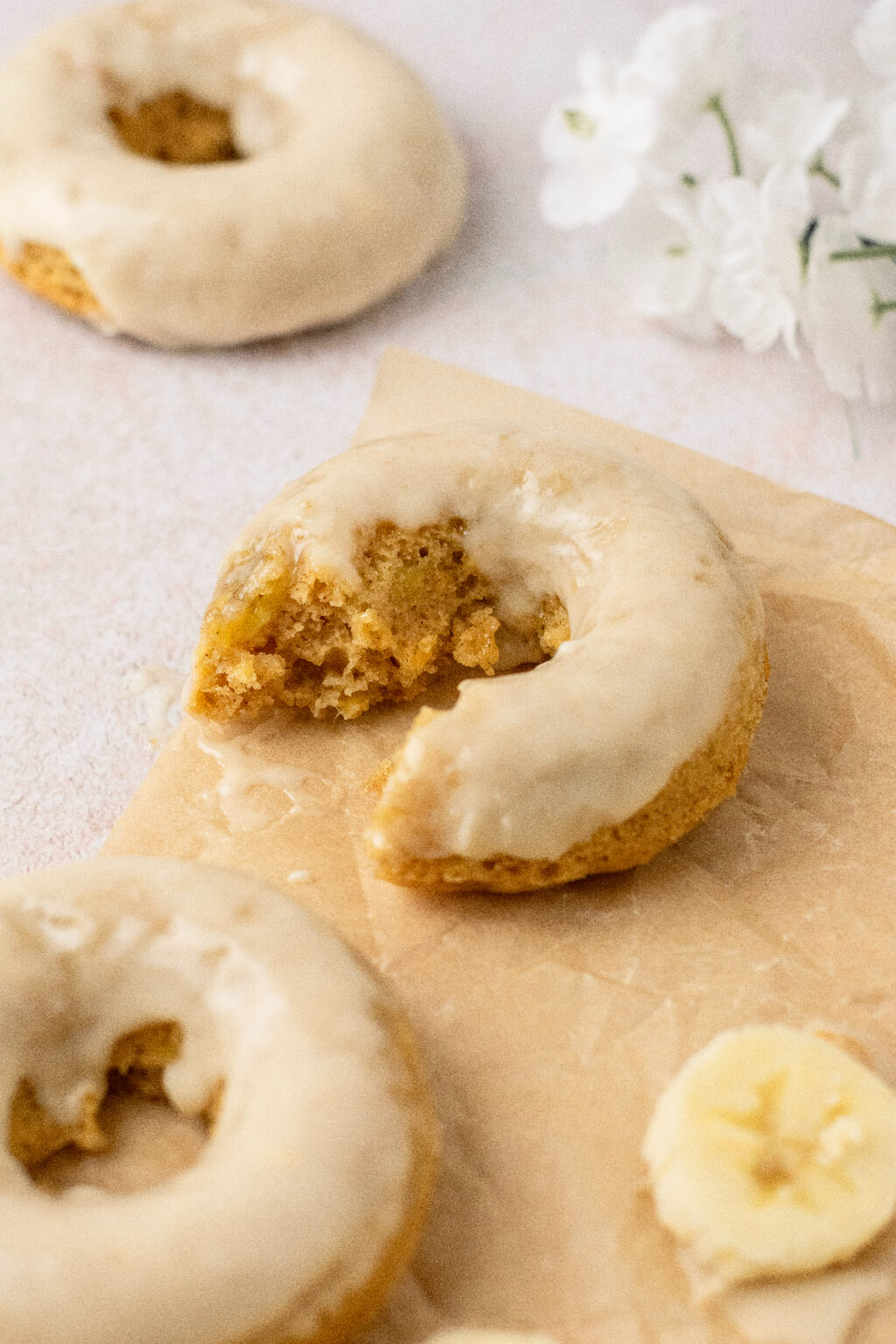 Banana Baked Donuts - Ginger Snaps Baking Affairs