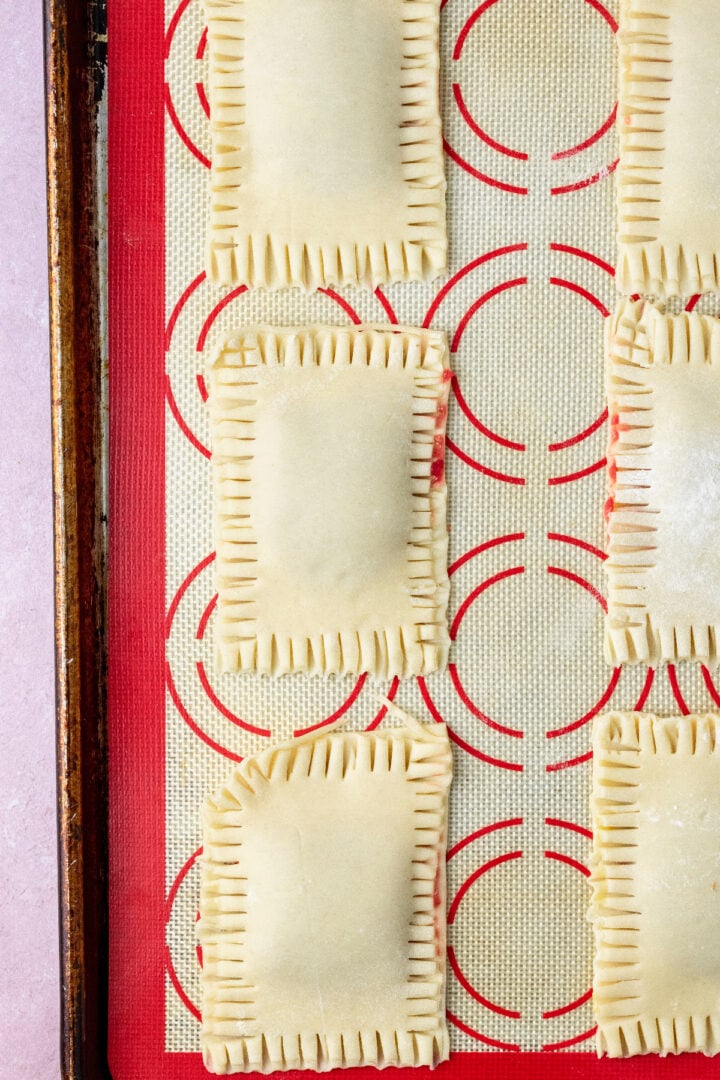 Raspberry Pop Tarts - Ginger Snaps Baking Affairs