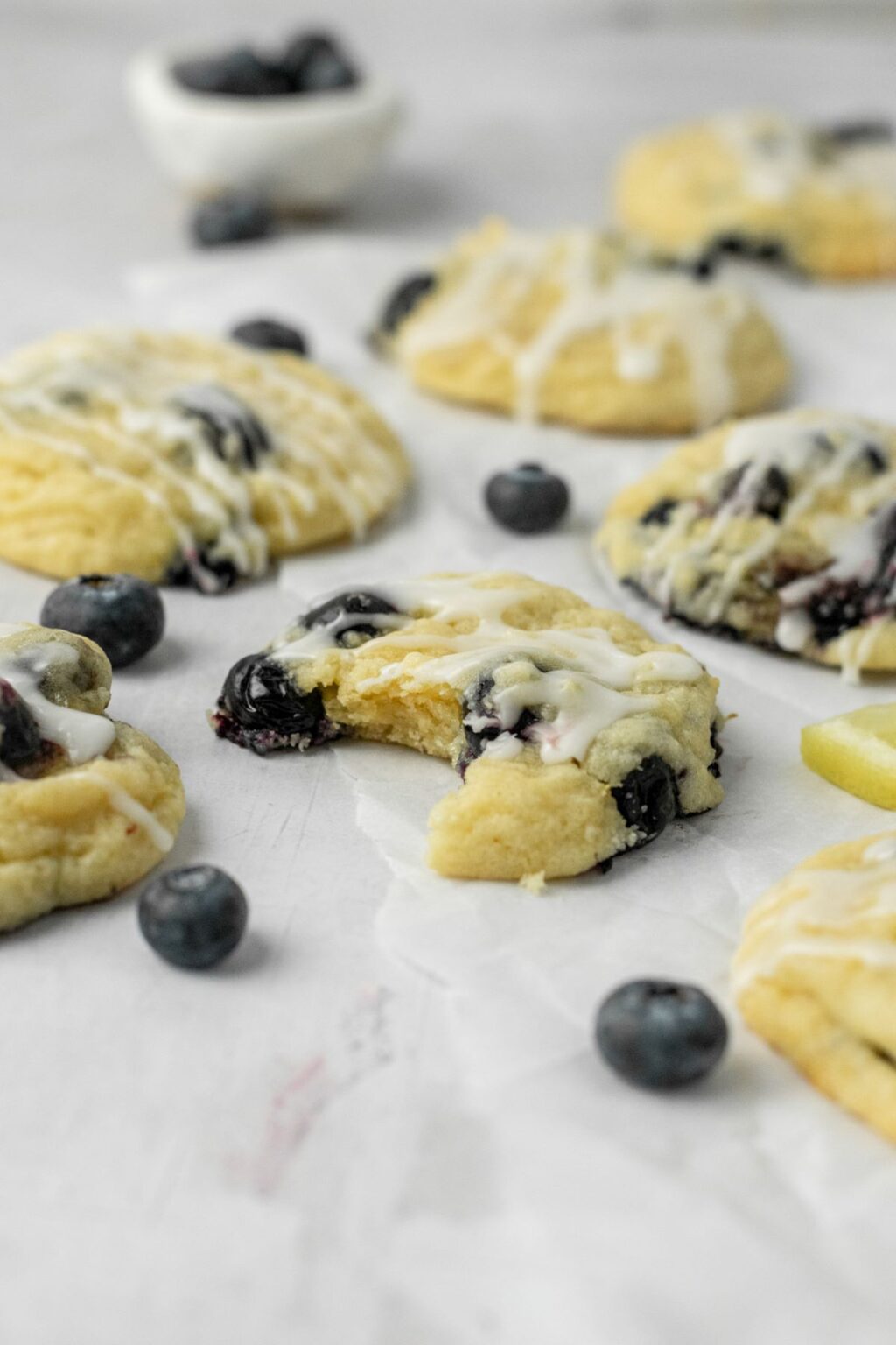 Blueberry Lemon Cookies - Ginger Snaps Baking Affairs