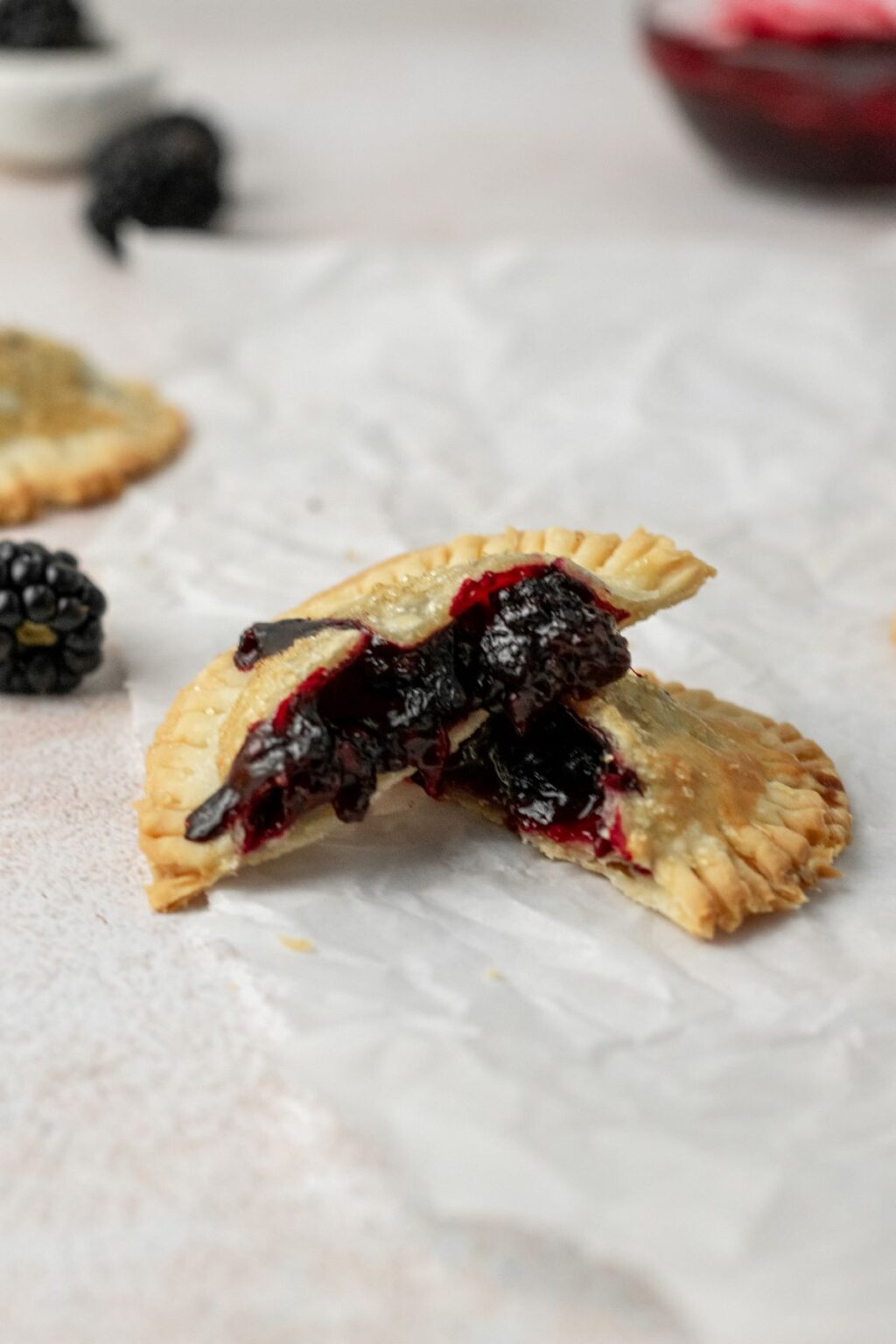 Fresh Blackberry Hand Pies - Ginger Snaps Baking Affairs