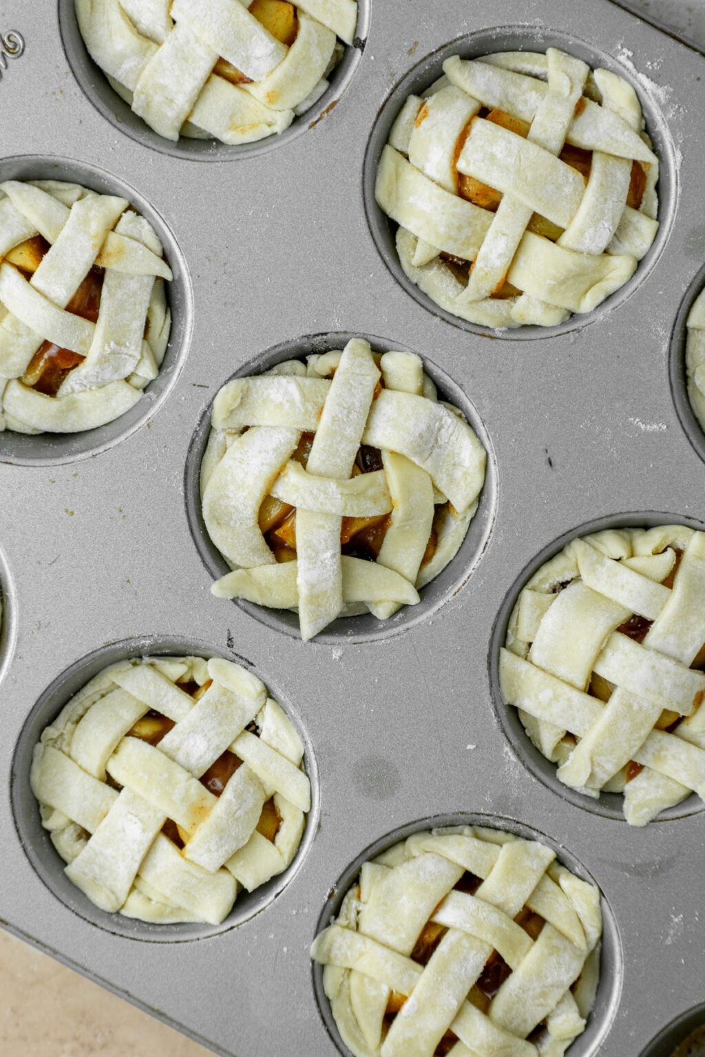 Mini Apple Pies with Puff Pastry - Ginger Snaps Baking Affairs