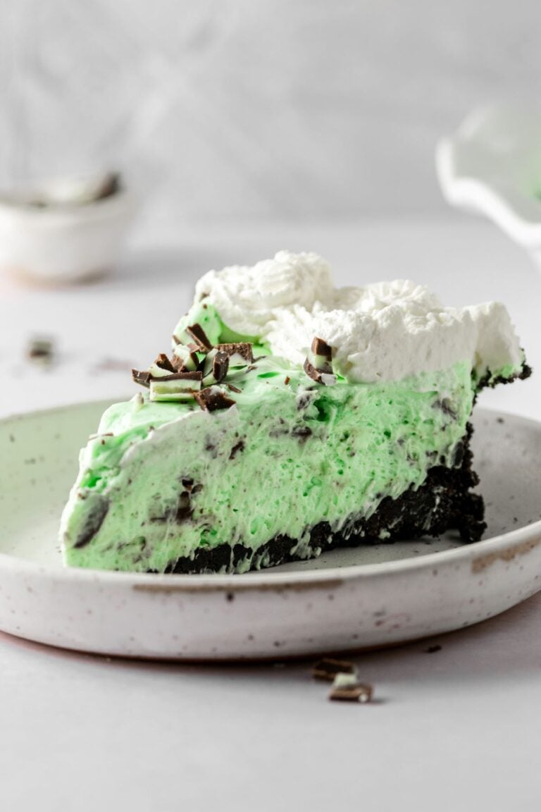 Andes Mint Pie Recipe (No Bake) - Ginger Snaps Baking Affairs