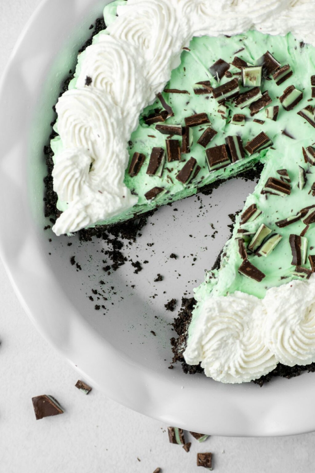 Andes Mint Pie Recipe (No Bake) - Ginger Snaps Baking Affairs