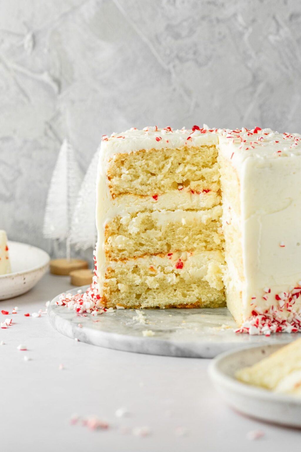 White Chocolate Peppermint Cake - Ginger Snaps Baking Affairs
