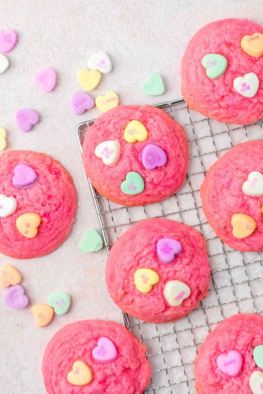 Conversation Heart Sugar Cookies - Ginger Snaps Baking Affairs