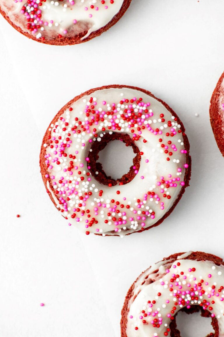 Red Velvet Donuts - Ginger Snaps Baking Affairs