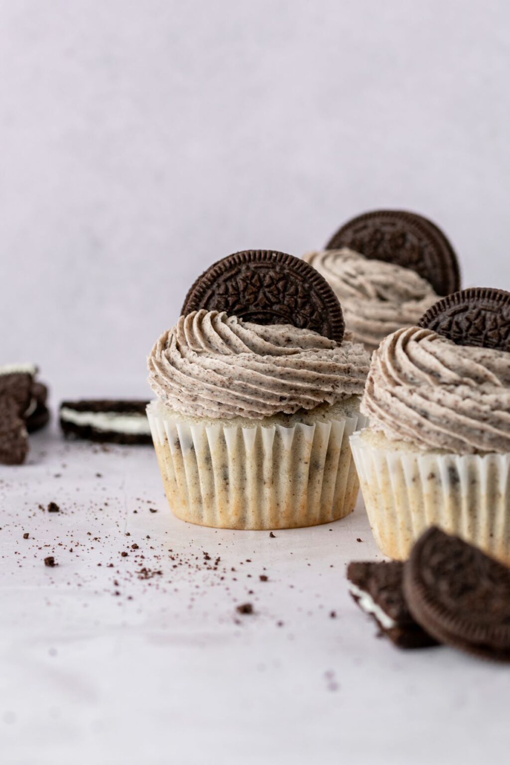 Cookies and Cream Cupcakes - Ginger Snaps Baking Affairs