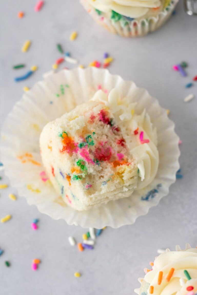 Easy Homemade Funfetti Cupcakes Recipe - Ginger Snaps Baking Affairs