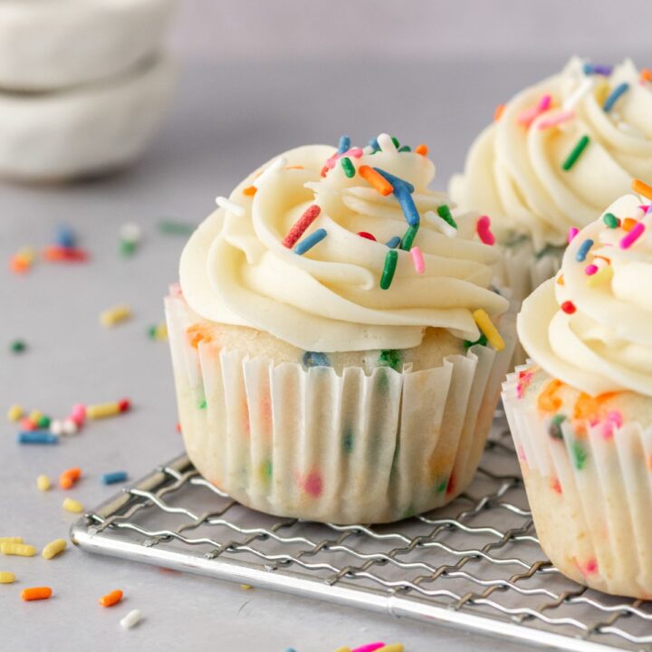 Easy Homemade Funfetti Cupcakes Recipe - Ginger Snaps Baking Affairs