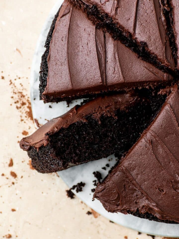 Easy One Layer Vanilla Cake Recipe - Ginger Snaps Baking Affairs