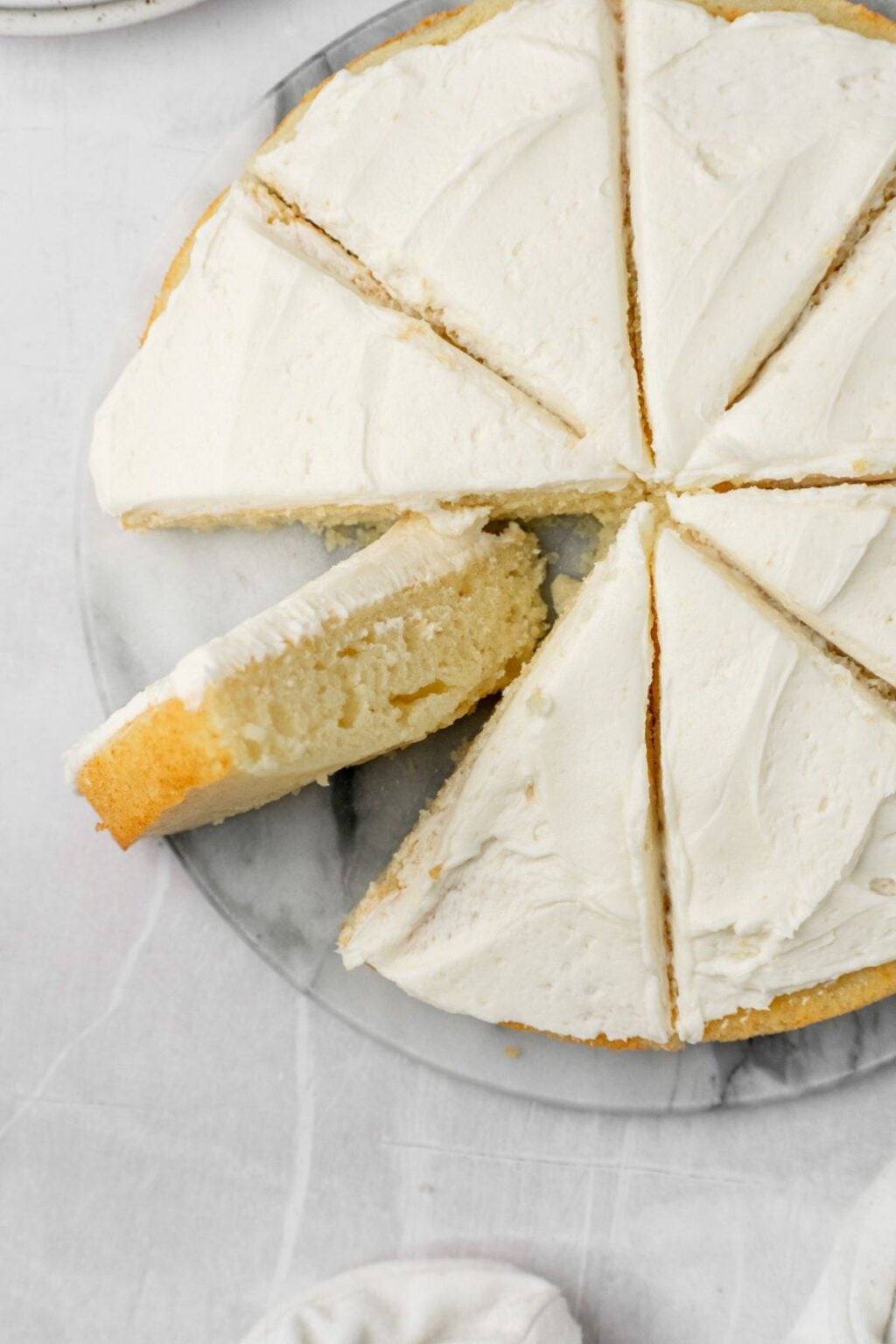 Easy One Layer Vanilla Cake Recipe - Ginger Snaps Baking Affairs