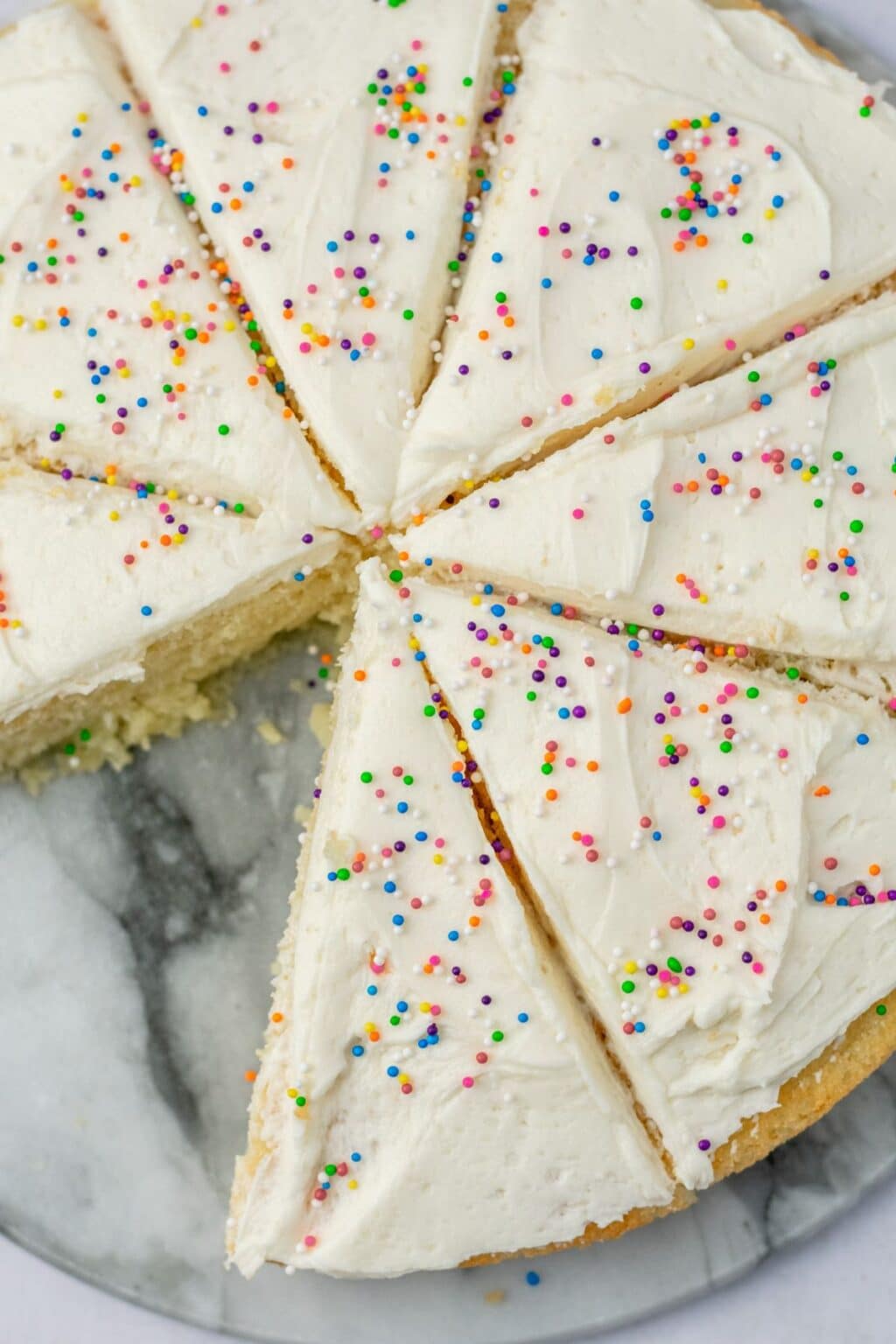 Easy One Layer Vanilla Cake Recipe - Ginger Snaps Baking Affairs