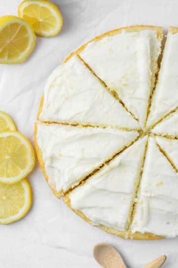 Best One Layer Lemon Cake - Ginger Snaps Baking Affairs
