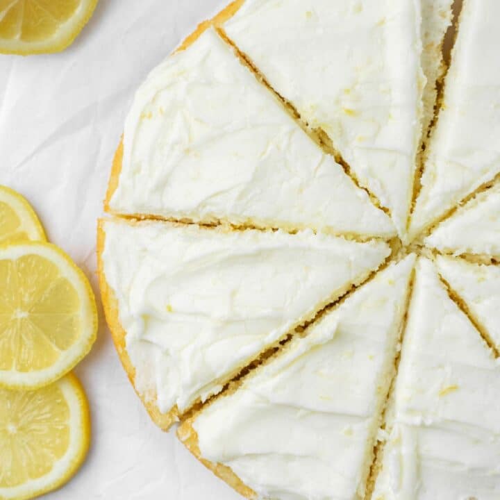 Best One Layer Lemon Cake - Ginger Snaps Baking Affairs