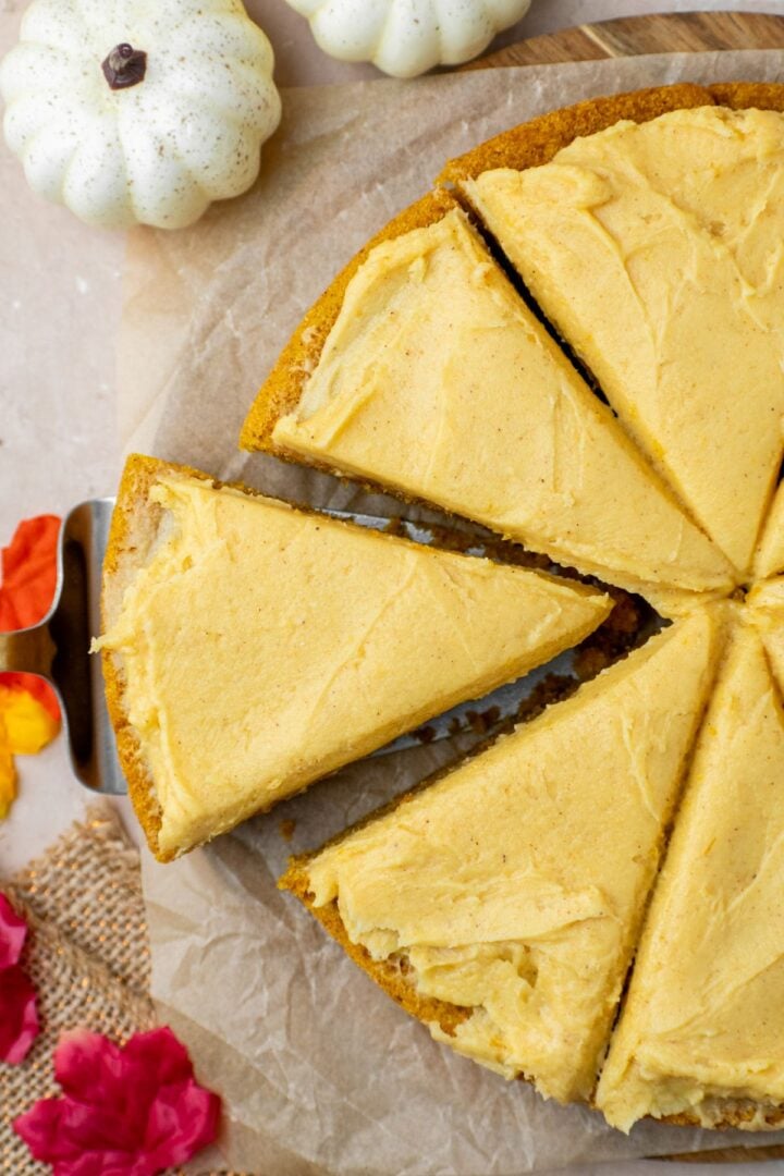 Moist Single Layer Pumpkin Cake - Ginger Snaps Baking Affairs